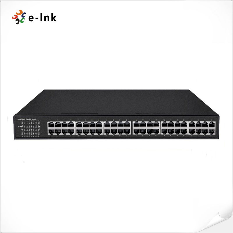 8K 48 Port PoE Ethernet Switch Dengan Port PoE 48x10/100/1000M RJ45
