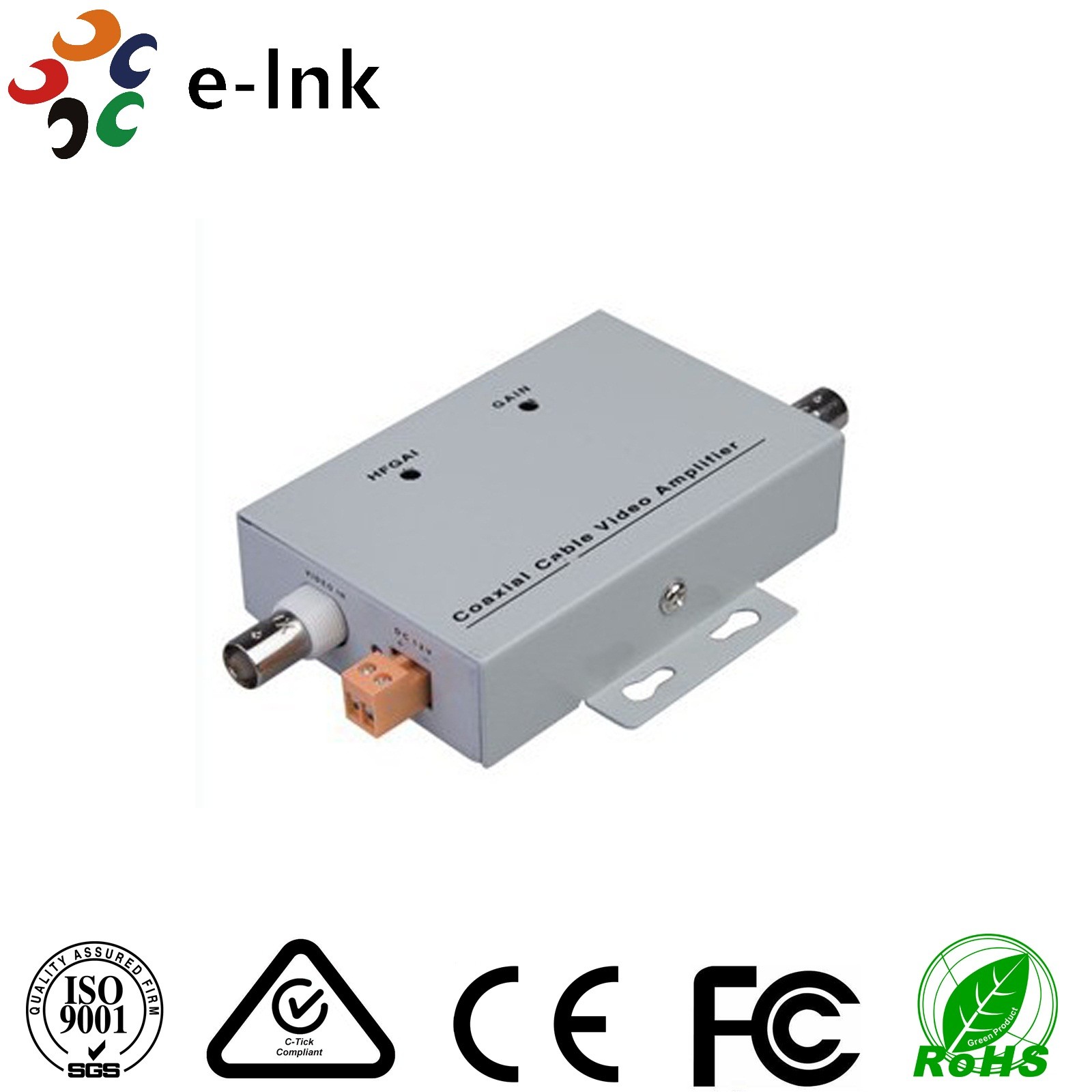 Penguat Video Kamera Keamanan CCTV Analog 1 Input BNC 1 Output BNC